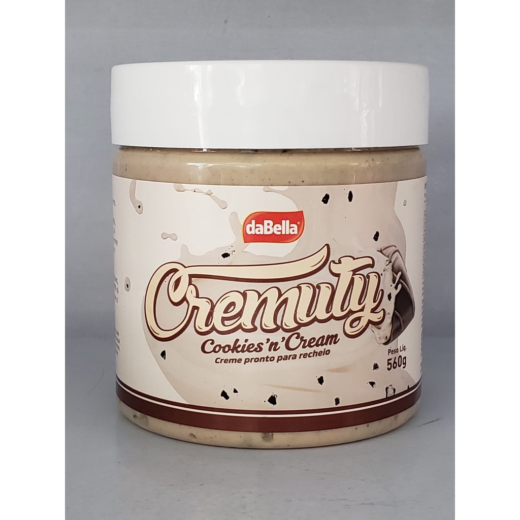 Creme Para Recheio Cremuty Cookies Cream 560g - Dabella | Shopee Brasil