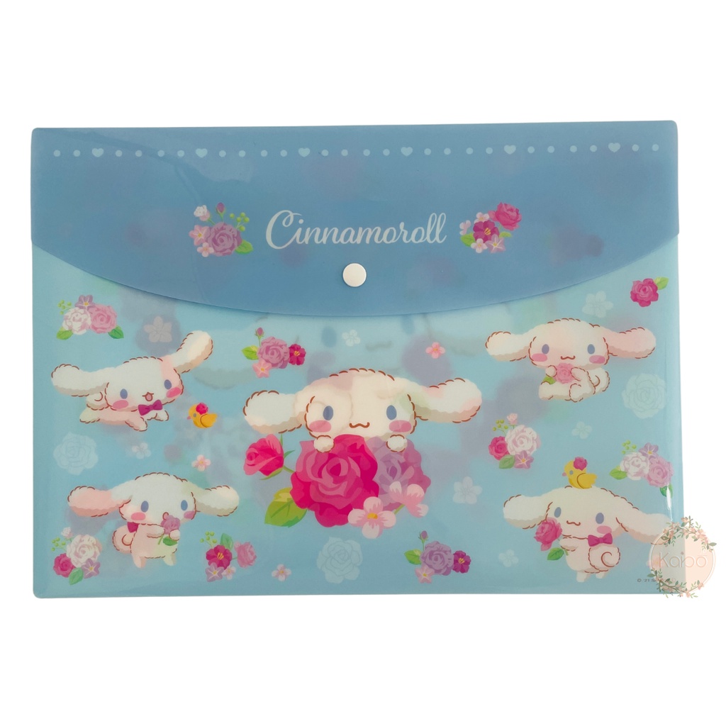 Pasta Envelope c/ Botão Sanrio CINNAMOROLL 24,5X33,5cm | Shopee Brasil