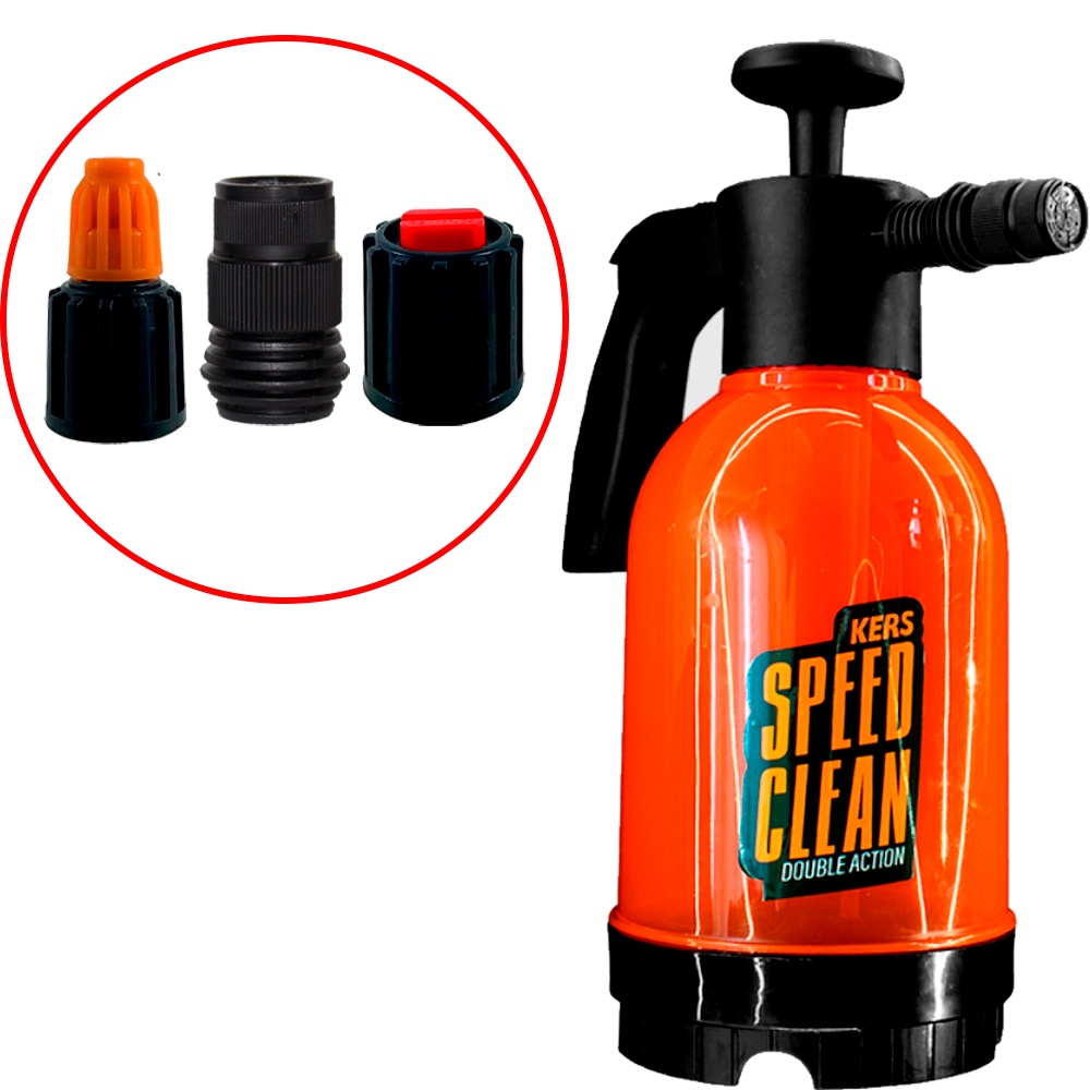 Pulverizador Manual de Espuma Speed Clean Double Action 2l - Faz a Boa!