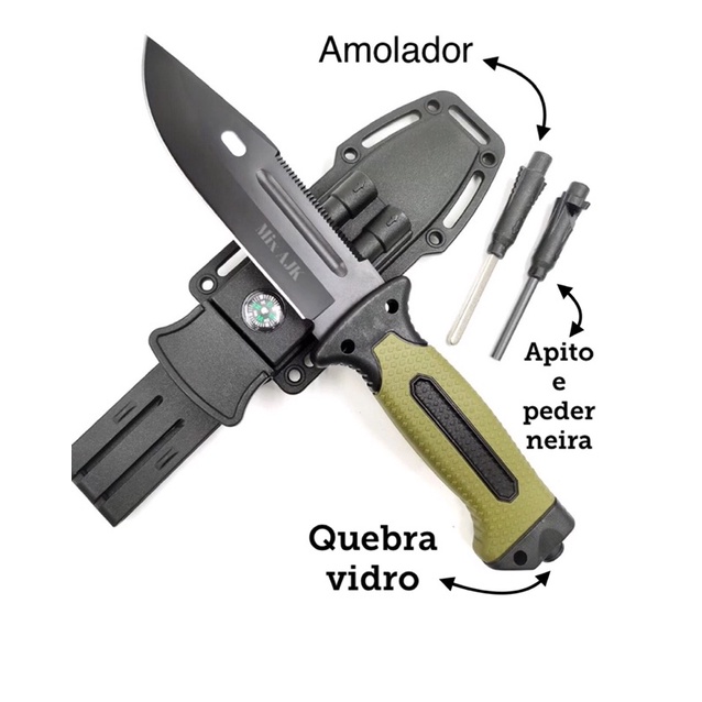 Faca Tatica Especial 5 Utilidades em 1 | Shopee Brasil