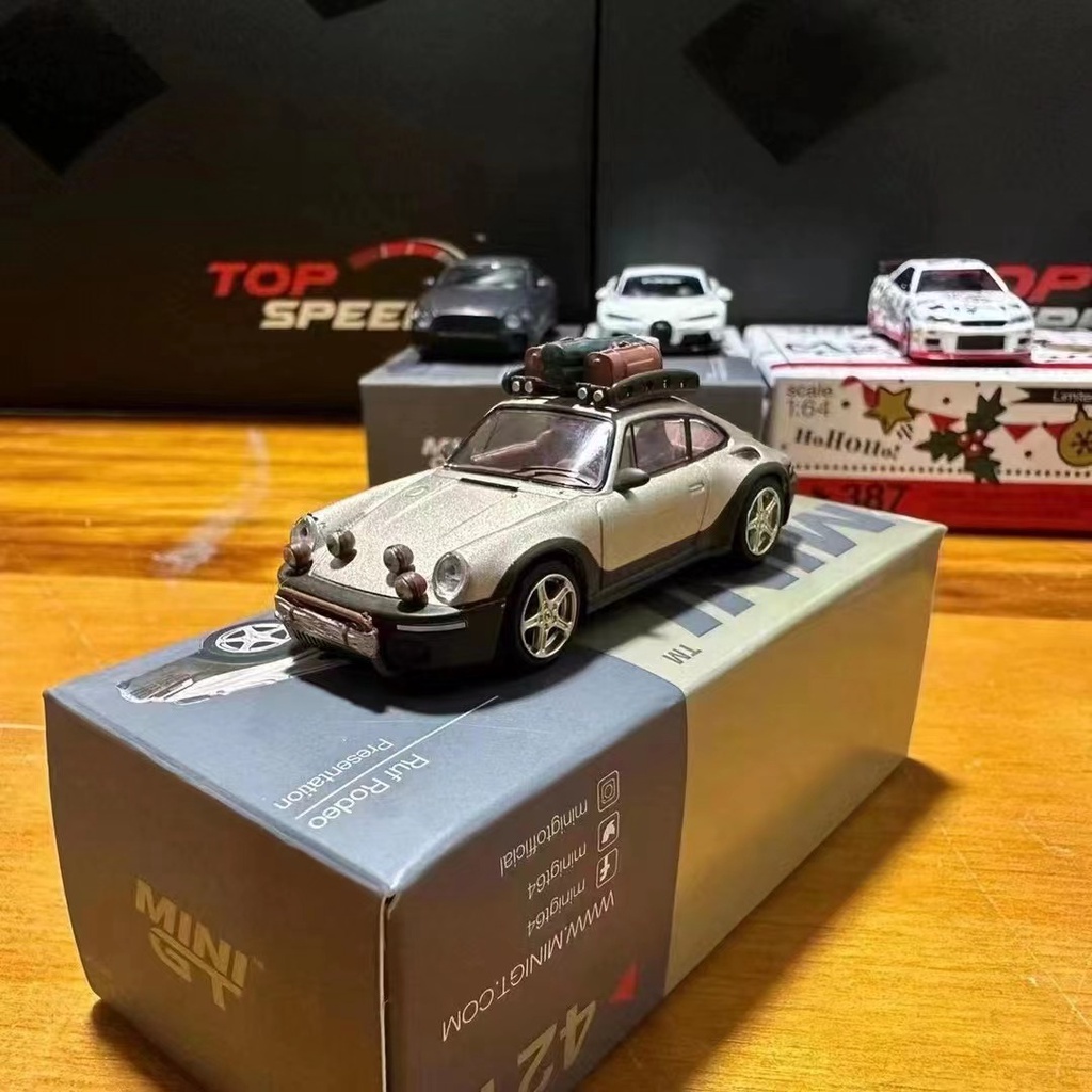 MINI GT 1 : 64 Modelo De Carro Porsche RUF Rodeo Apresentação Liga ...