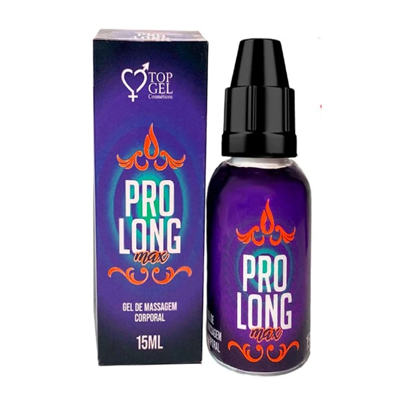 Prolong Gel Prolongador E Retardante 15G Top Gel | Shopee Brasil
