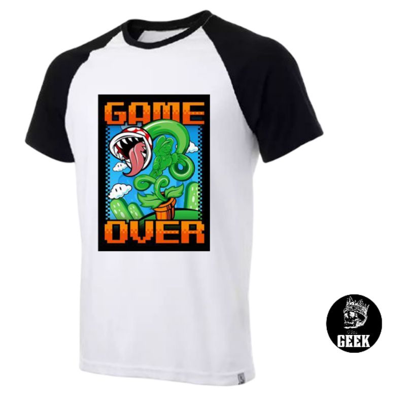 Camiseta Game Over | Shopee Brasil