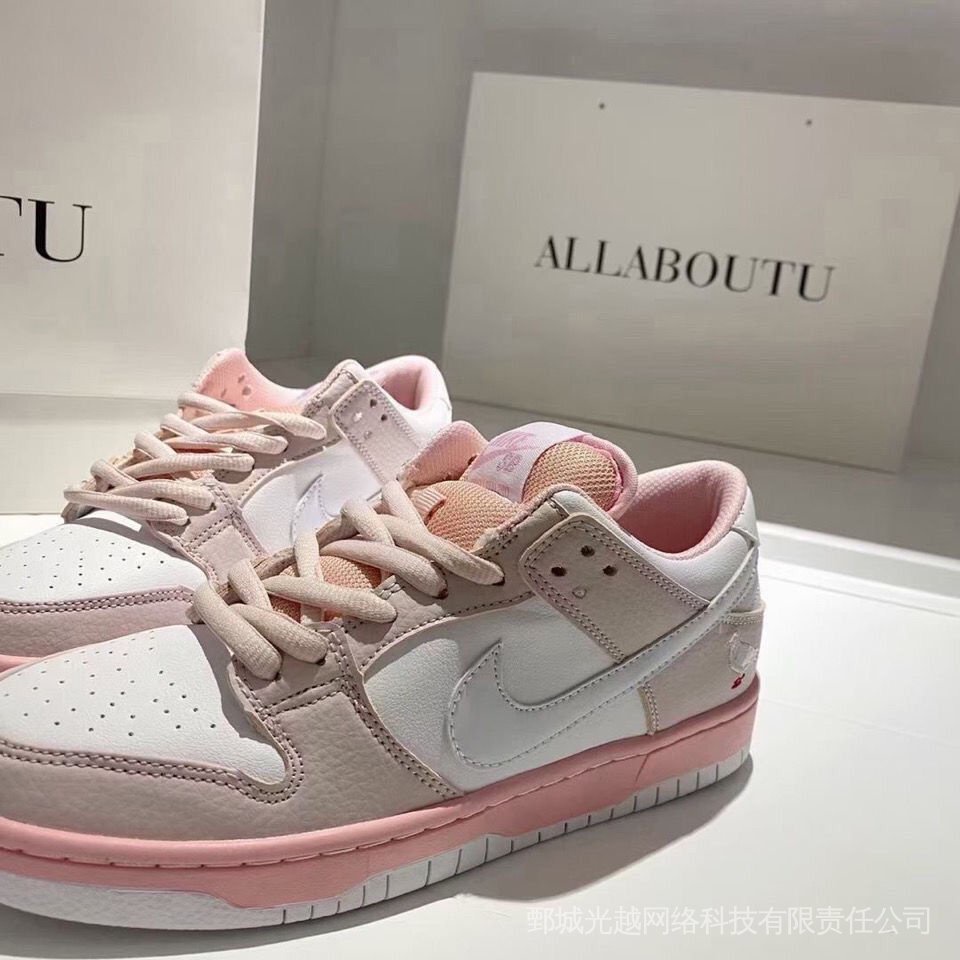 2021 Women's Casual Sneakers SB DUNK Pink Pigeon For Students/Low Tube ...