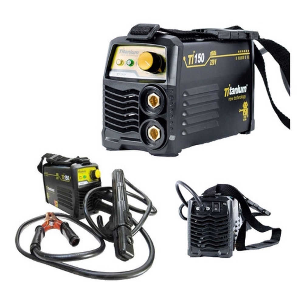 Maquina Inversora De Solda Kit Completo Ti-150 Titanium 220v | Shopee ...