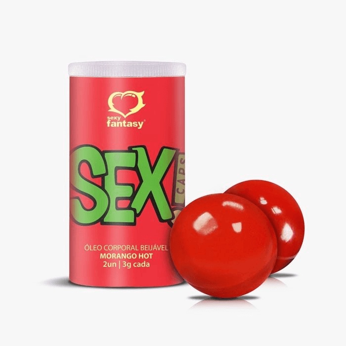 Bolinha Explosiva Sex Caps Beijável Morango Hot - Sexy Fantasy | Shopee Brasil