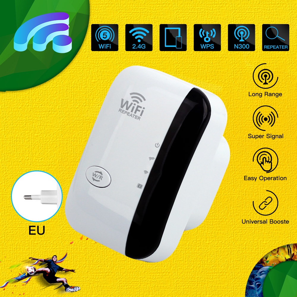 Repetidor Wifi Sem Fio Inteligente Amplificador De Rede Impulsionador ...