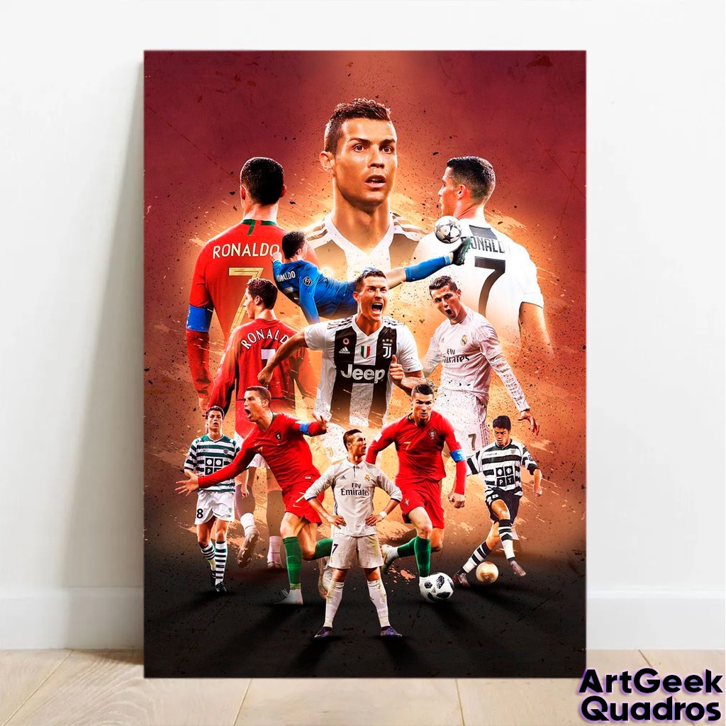 Quadro Decorativo Cristiano Ronaldo | Shopee Brasil