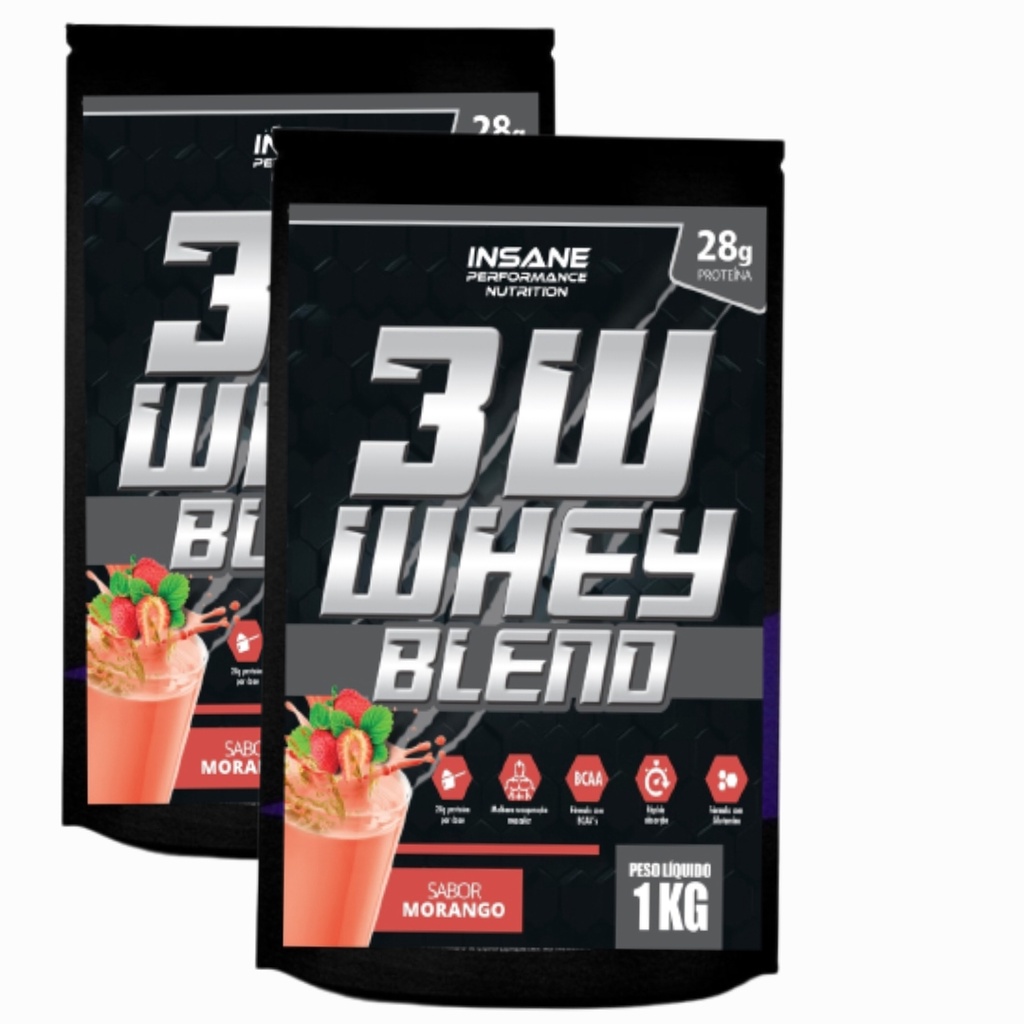 Whey Protein 2kg (wey Proten Way 3w 5w)chocolate | Shopee Brasil