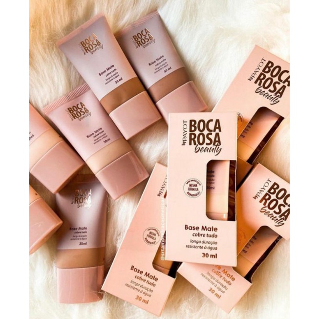Base Boca Rosa Beauty Perfect Alta Cobertura NOVA EMBALAGEM | Shopee Brasil