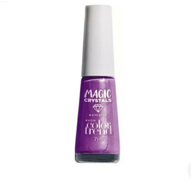 Esmalte Magic Crystals Roxo Mistico - Color Trend | Shopee Brasil