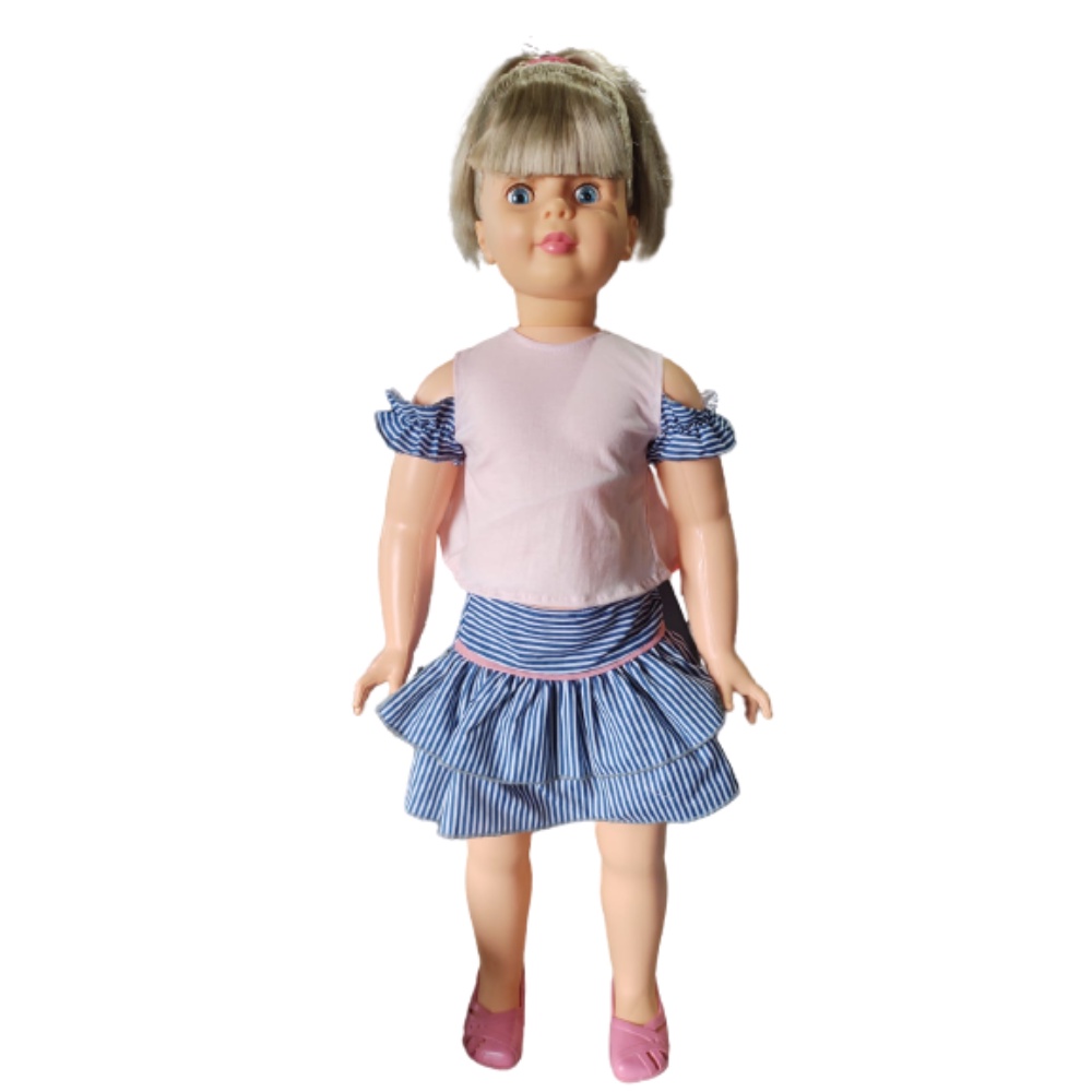 Boneca Amiguinha Estrela Vestido Grande Infantil 80cm | Shopee Brasil