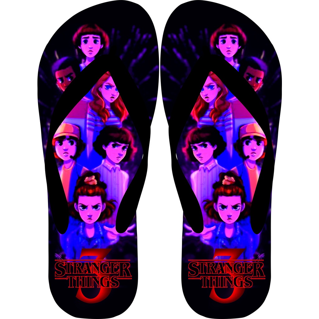 Chinelo do Stranger Things Personalizado Adulto Infantil Sandalia ...