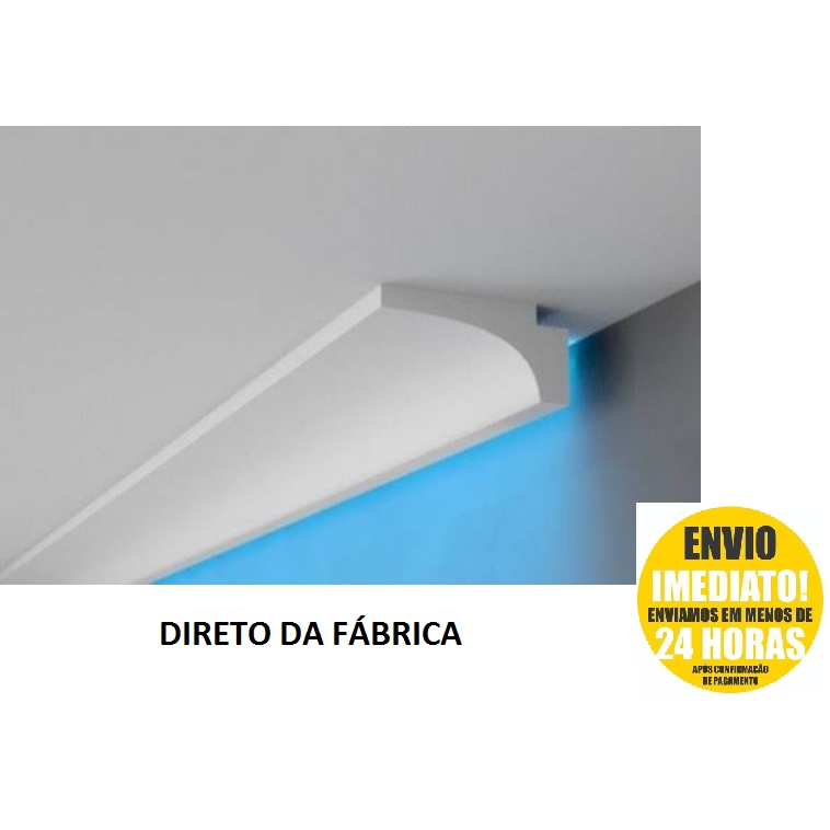 Sanca Isopor para Fita Led Kit 10 METROS #27 - Escorrega o Preço