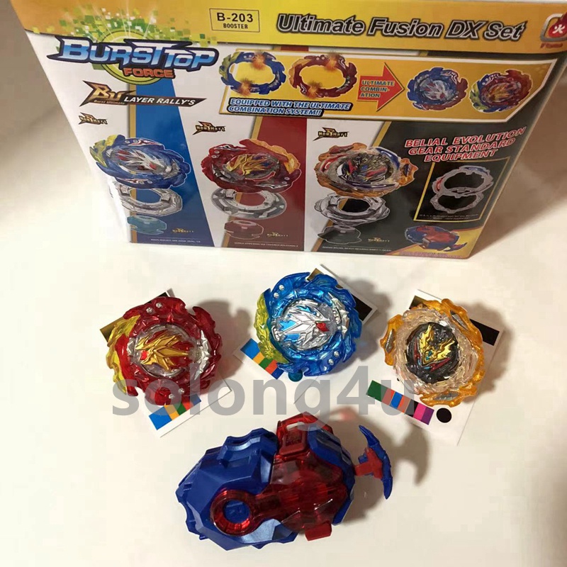 Chama B-203 Beyblade Burst BU Helios Hyperion Ultimate Fusão DX | Shopee Brasil