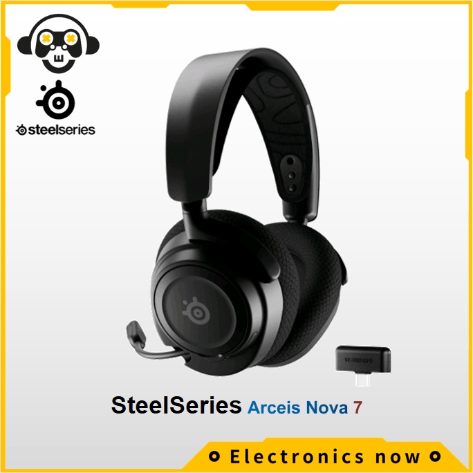 Fone de ouvido para jogos sem fio SteelSeries ARCTIS NOVA 7 WIRELESS ...