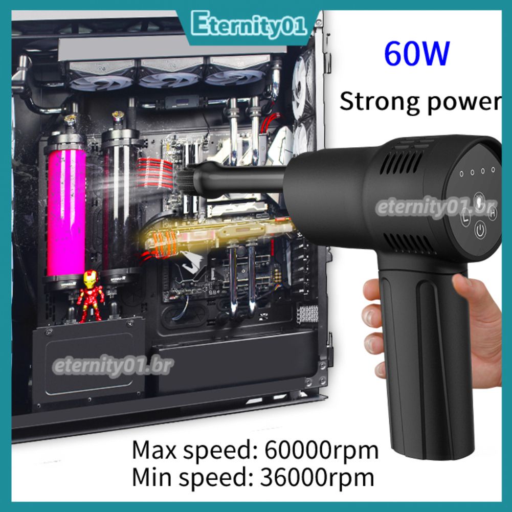 Espanador de ar Comprimido Soprador De Ar Elétrica Pwerful Espanador ...