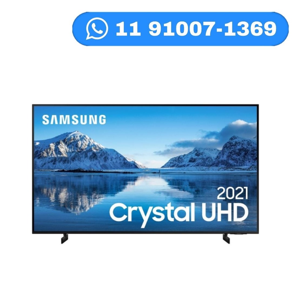 Smart TV 50" Crystal UHD Samsung 4k 50AU8000 Painel Dynamic Crystal ...