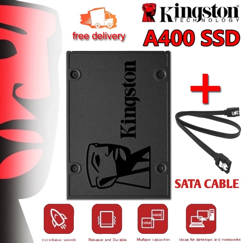 Kingston SSD 960GB 120GB 480GB 240GB A400 SATA 3 2,5 Polegadas Para Pc ...