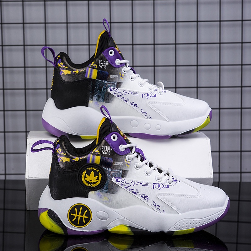 Sapatos Masculinos De Cano Alto Em Outono E Inverno De Basquete Jovem ...