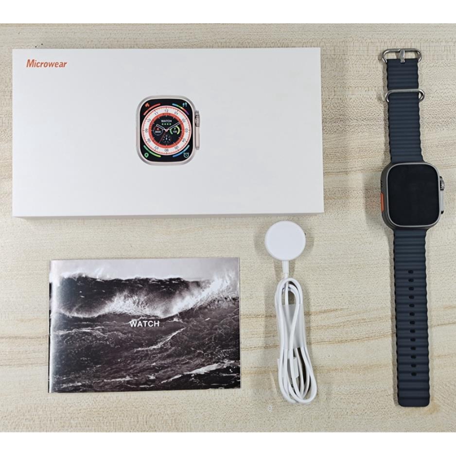 smartwatch W68 + ultra Homens Série 8 Full Touch IP67 Monitor De ...