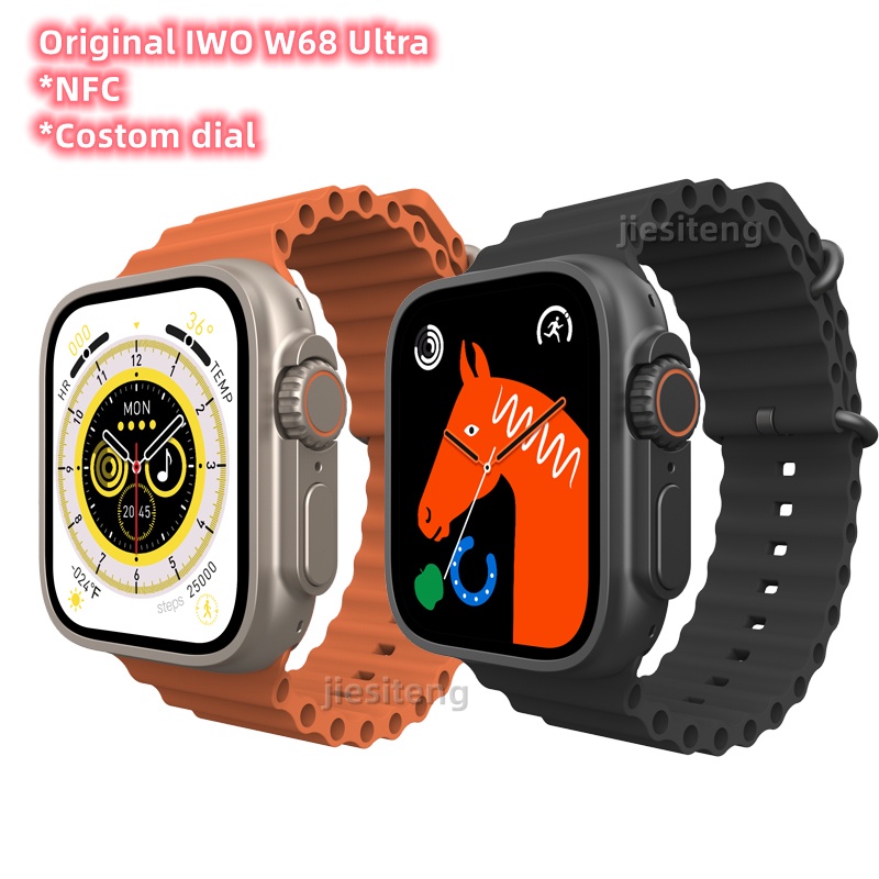 Relógio Inteligente IWO TOP 49mm Z8 ultra MAX NFC Desbloqueio De Acesso Smartwatch Series 8 ...