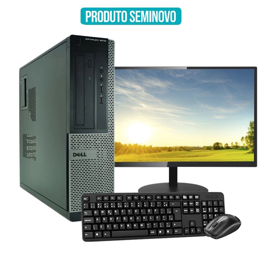 Computador Completo Dell OPTIPLEX 3010 i3 3° 8GB RAM HD 500 | Shopee Brasil