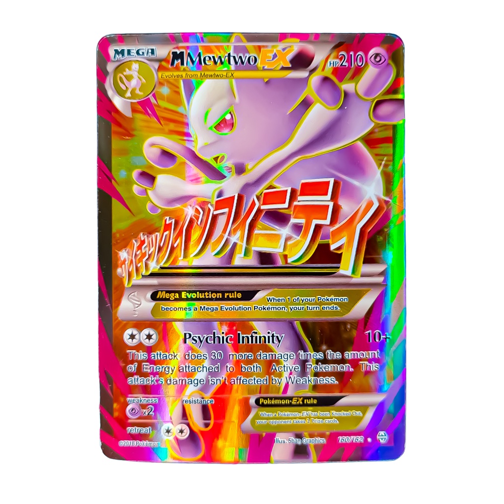 Carta Pokemon Mega Mewtwo Y Full Art / Cartinha Mega Mewtwo | Shopee Brasil