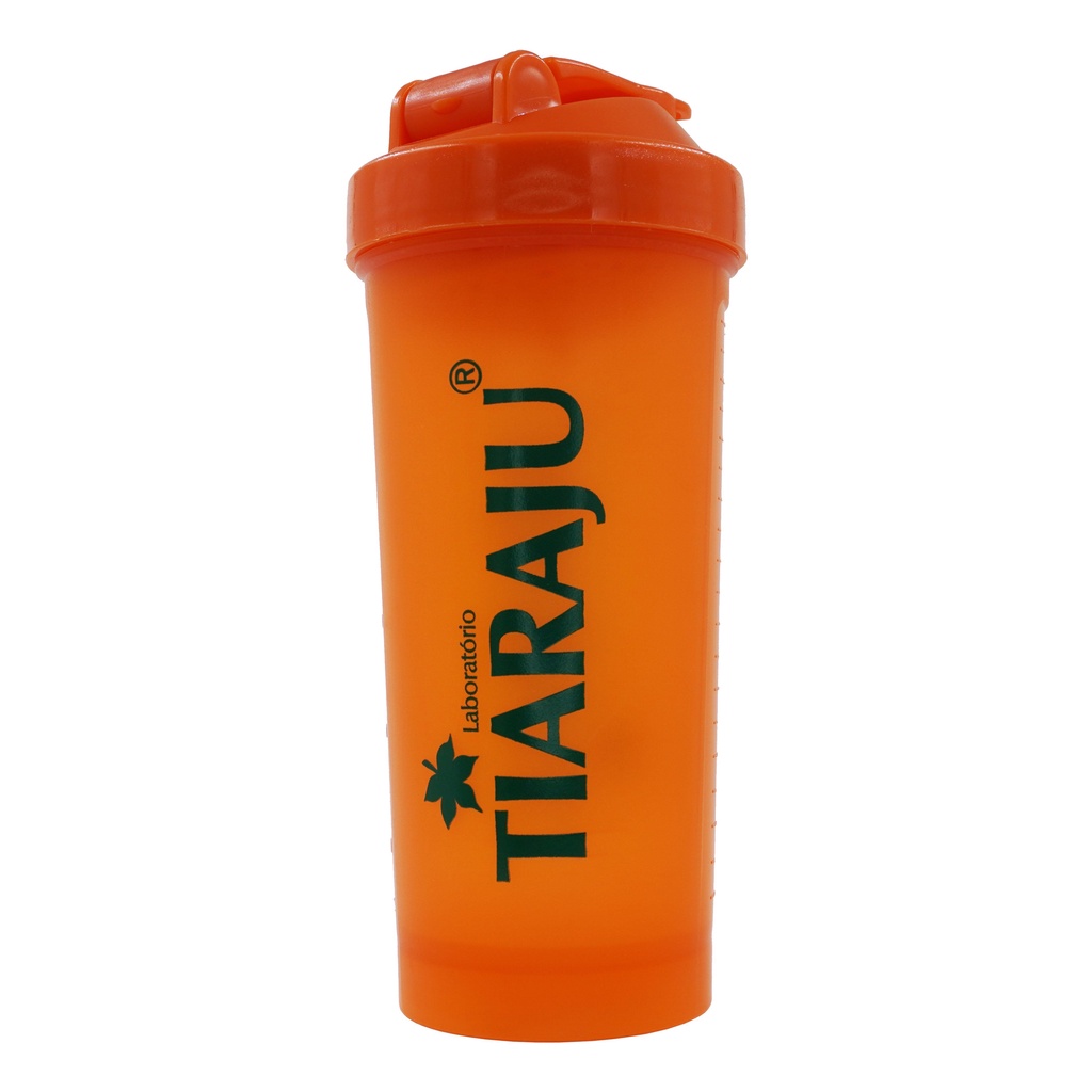Coqueteleira Laranja com Rede 600ml Tiaraju | Shopee Brasil