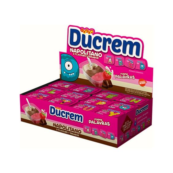 Doce Napolitano Kit com 3 Ducrem com 12 Un Cada Similar Ioio | Shopee ...