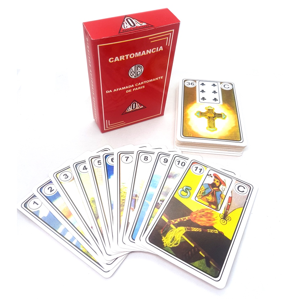 Tarot Baralho Lenormand Cartomancia Jogo De Cartas | Shopee Brasil