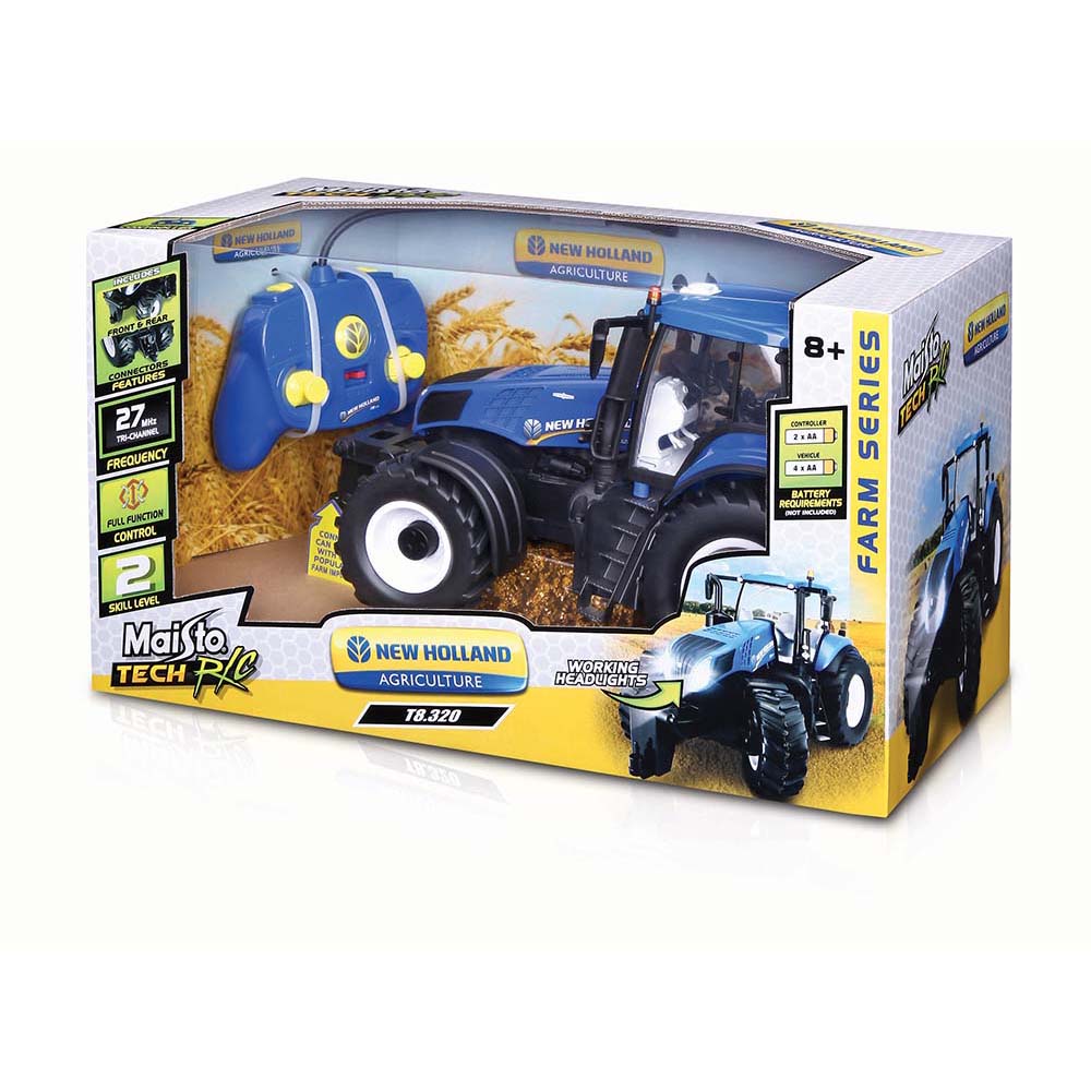 Trator de Controle remoto - 1:16 New Holland Farm Tractor | Shopee Brasil