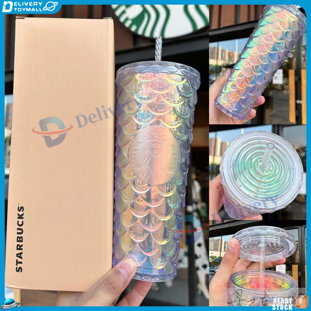 Starbucks China 2022 Escala De Sereia De Inverno De Prata 710ml Wanti Copo Frio | Shopee Brasil