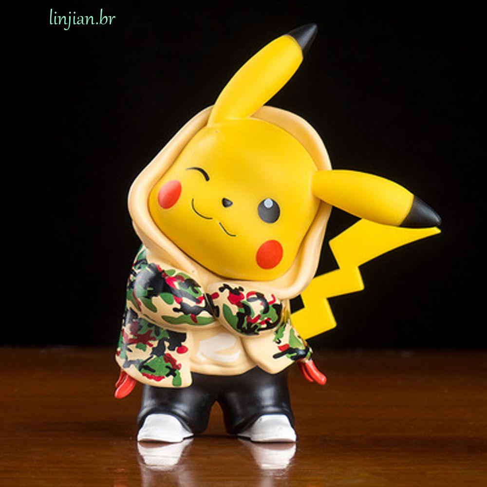 LINJIAN Pokemon Brinquedos Infantis Kawaii Modelo Anime Boneca Cosplay ...