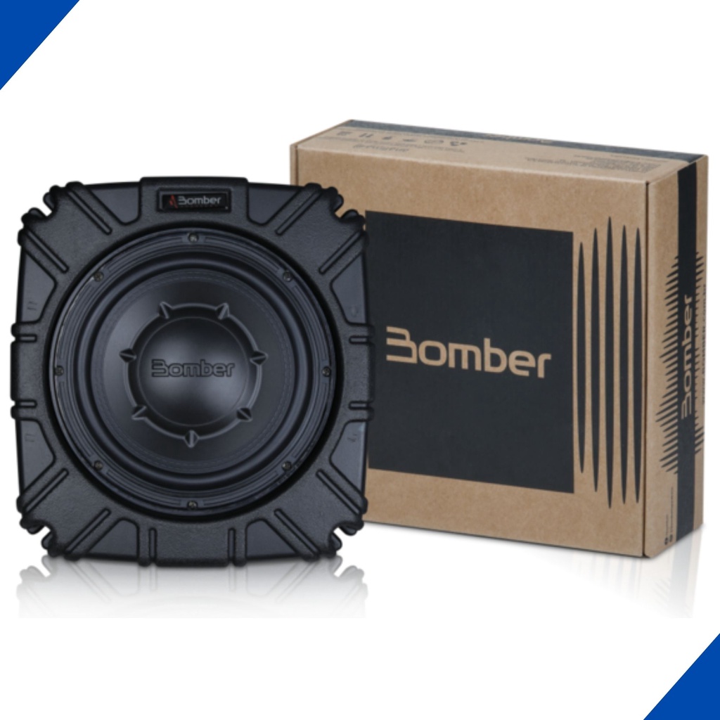 Caixa Slim Selada Bomber Passiva Subwoofer 8 Polegadas 200w | Shopee Brasil