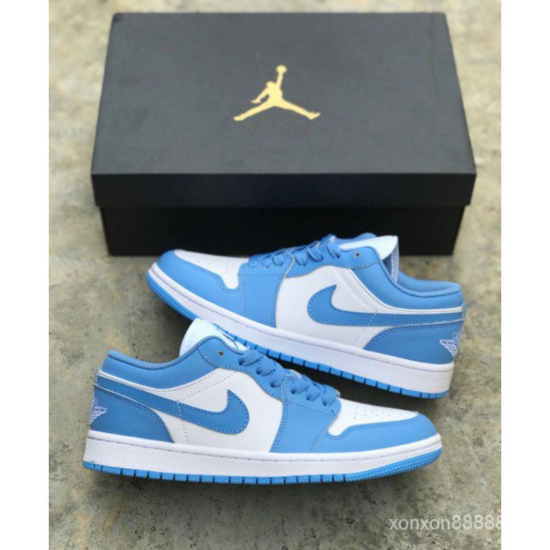Tênis Nike Air Jordan 1 Cano Baixo Casual Azul Premium-40-44 EURO De ...