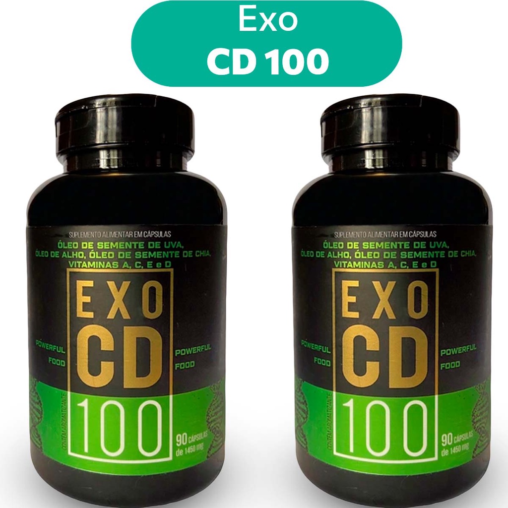 2 Frasco Suplemento Alimentar Exo Cd 100 Aumenta Imunidade | Shopee Brasil