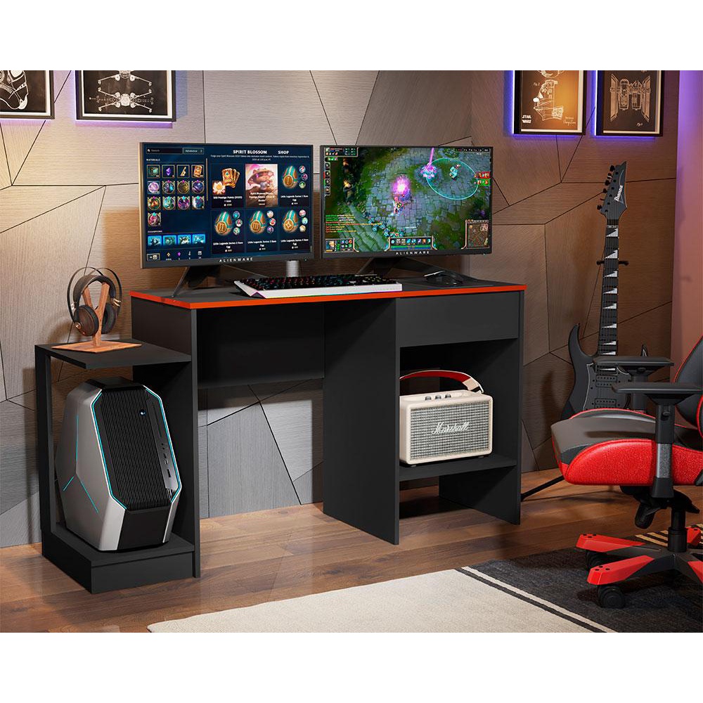 Escrivaninha Gamer Quarto Jb 6099 C/ 1 Gaveta | Shopee Brasil
