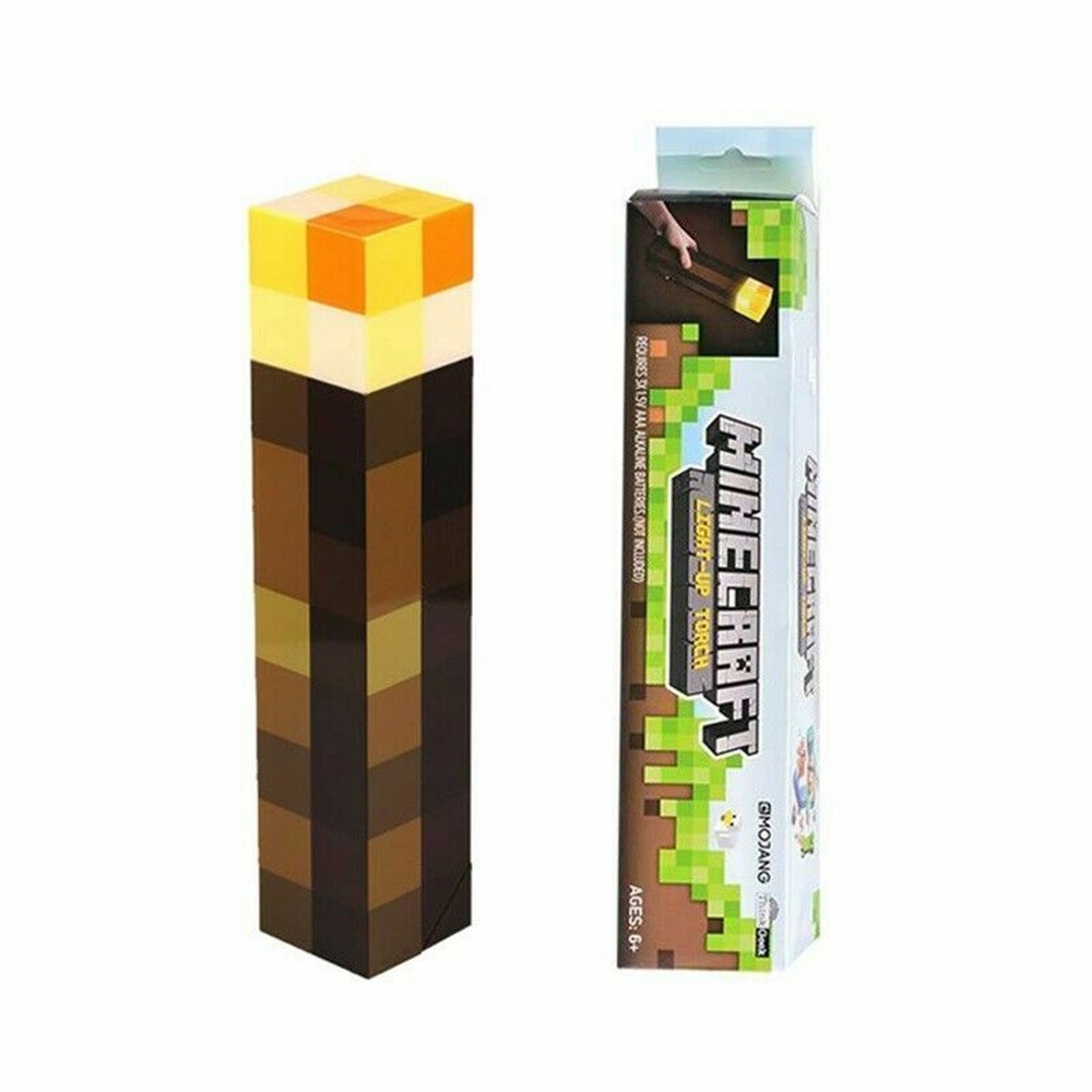 MINECRAFT Tocha Luz H Solda Ou Parede Noturna Brinquedos Crianças ...