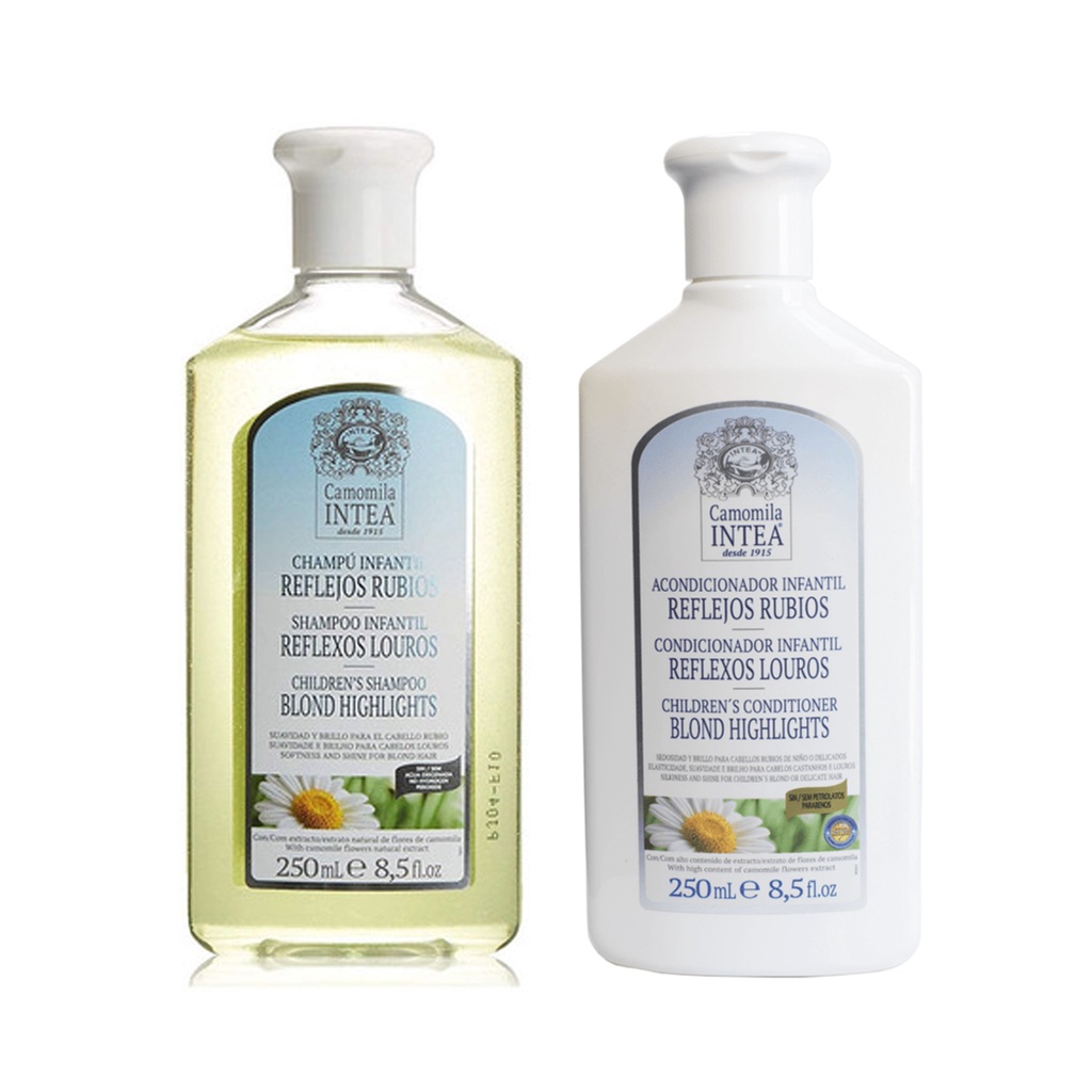 Kit Clareador Reflexos Louros Intea Shampoo + Condicionador Infantil ...