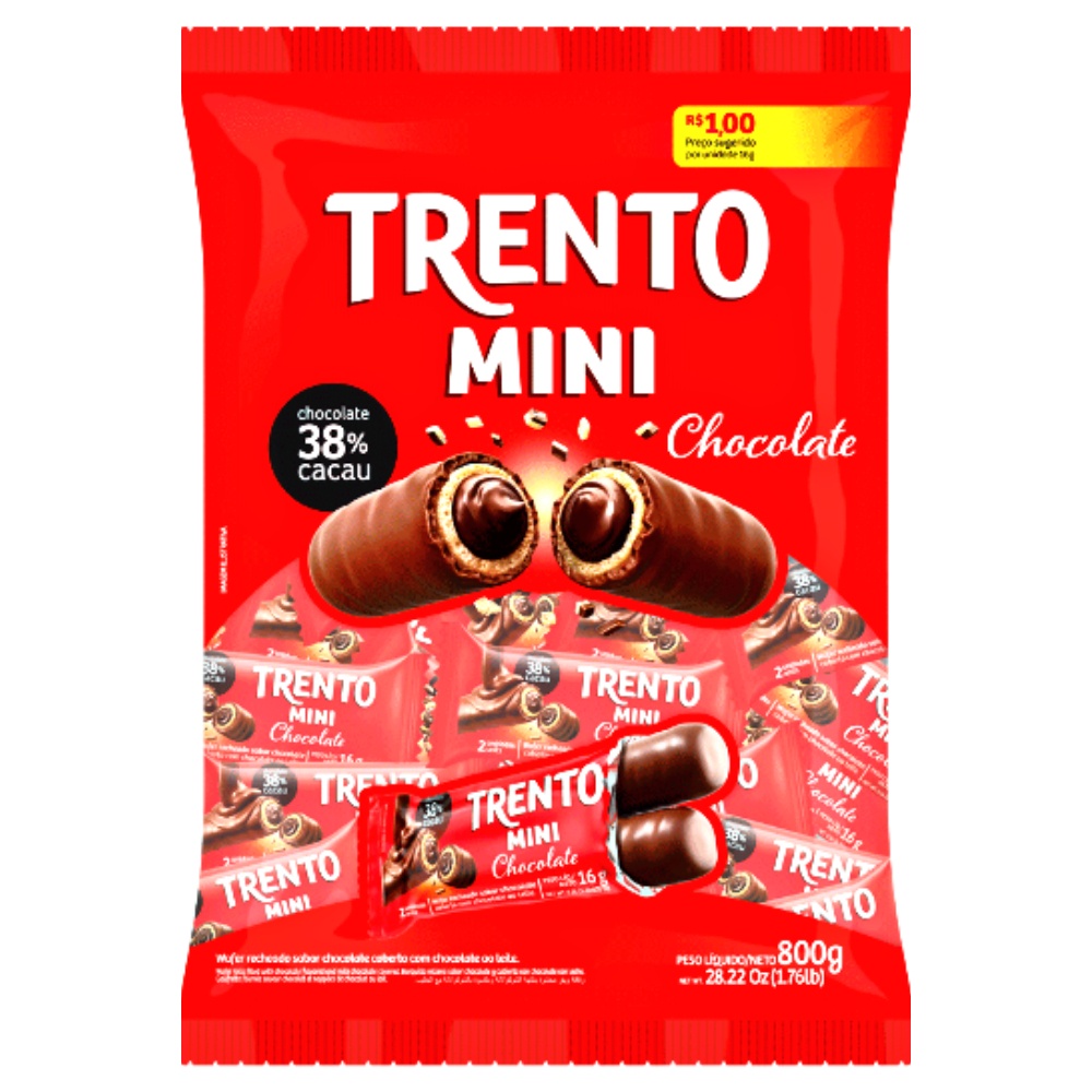Chocolate Trento Mini Ao Leite PECCIN 800g | Shopee Brasil Chocolate Trento Mini Ao Leite PECCIN 800g | Shopee Brasil
