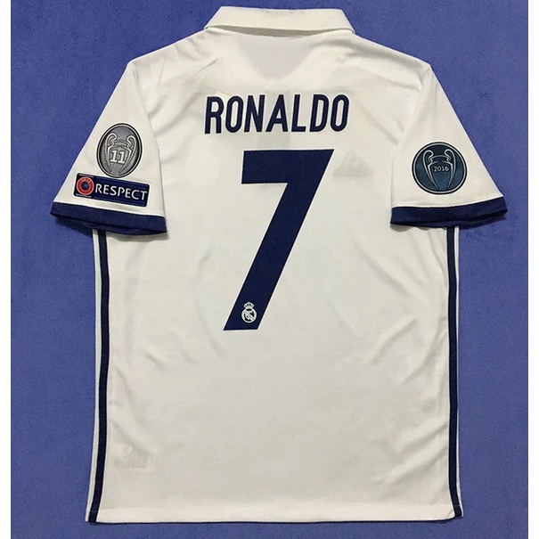 16/17 Casa Real Madrid CF Jersey Cristiano Ronaldo - Escorrega o Preço