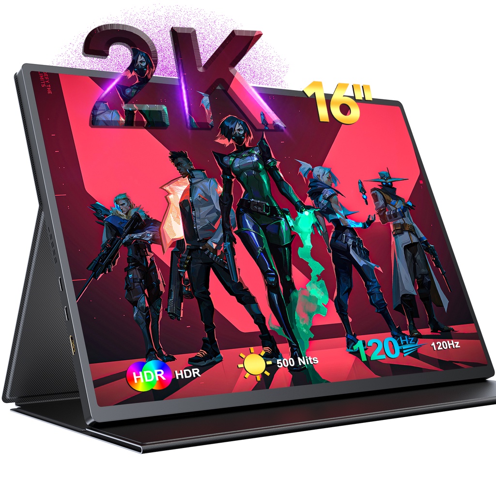 Monitor Portátil UPERFECT 16'2k 2560 * 1600 120HZ LCD Tipo C HDMI IPS ...