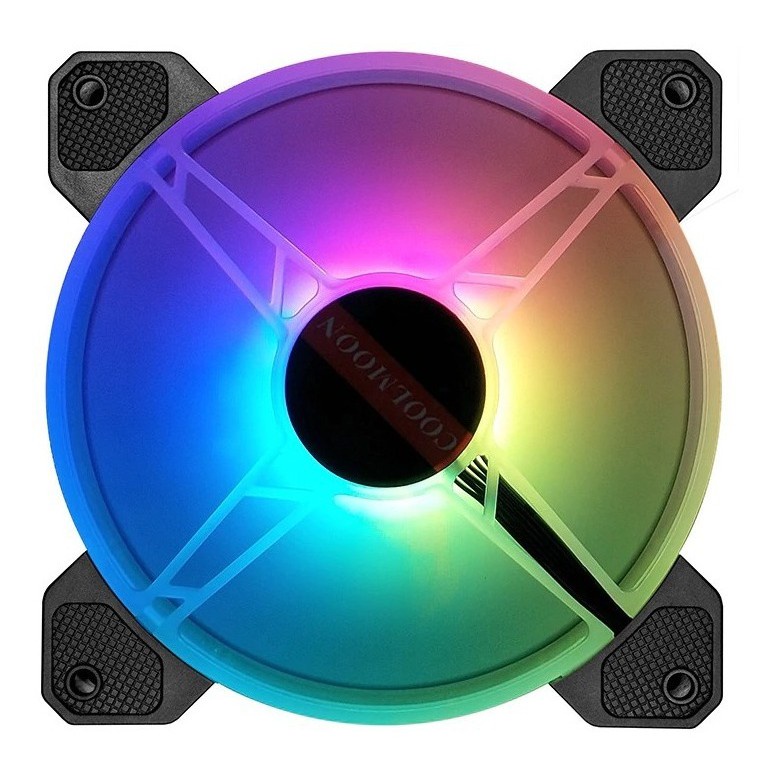 Kit 4 Fan Coolmoon 120mm Rgb + controle e controldora Pronta Entrega ...