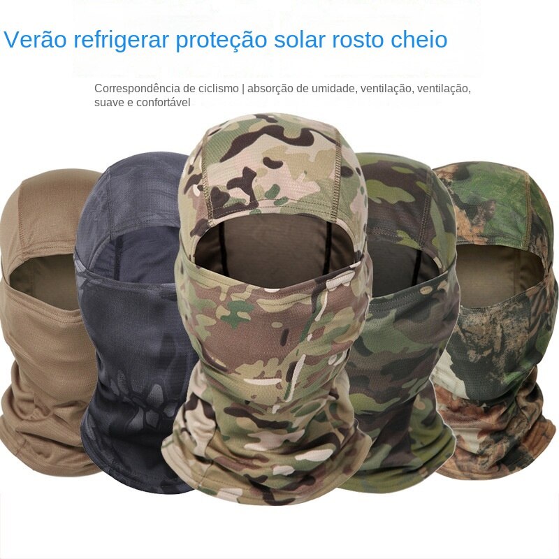 Touca Balaclava Tática Militar Ninja Airsoft Preta - Desconto no Preço