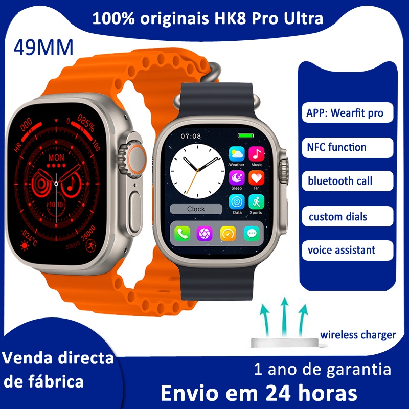 Smartwatch Original HK8 Pro Ultra Smart Watch Series 8 49mm 2.12 ...