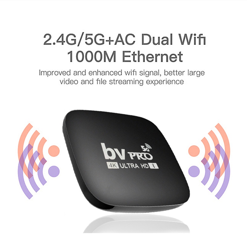 Exclusivo Para Internet Tv Top Box 5G Android Player BV PRO | Shopee Brasil