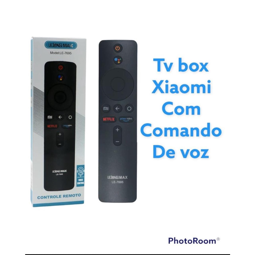 Controle Remoto Xiaomi Mi Box S 4k TV Box Compatível com: Xiaomi Mi ...