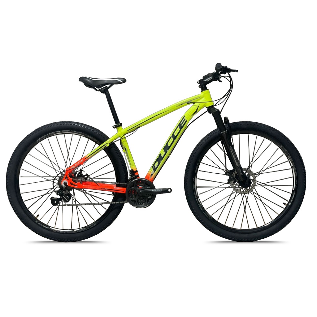 Bicicleta Bike Ducce aro 29 Amarelo/Laranja | Shopee Brasil