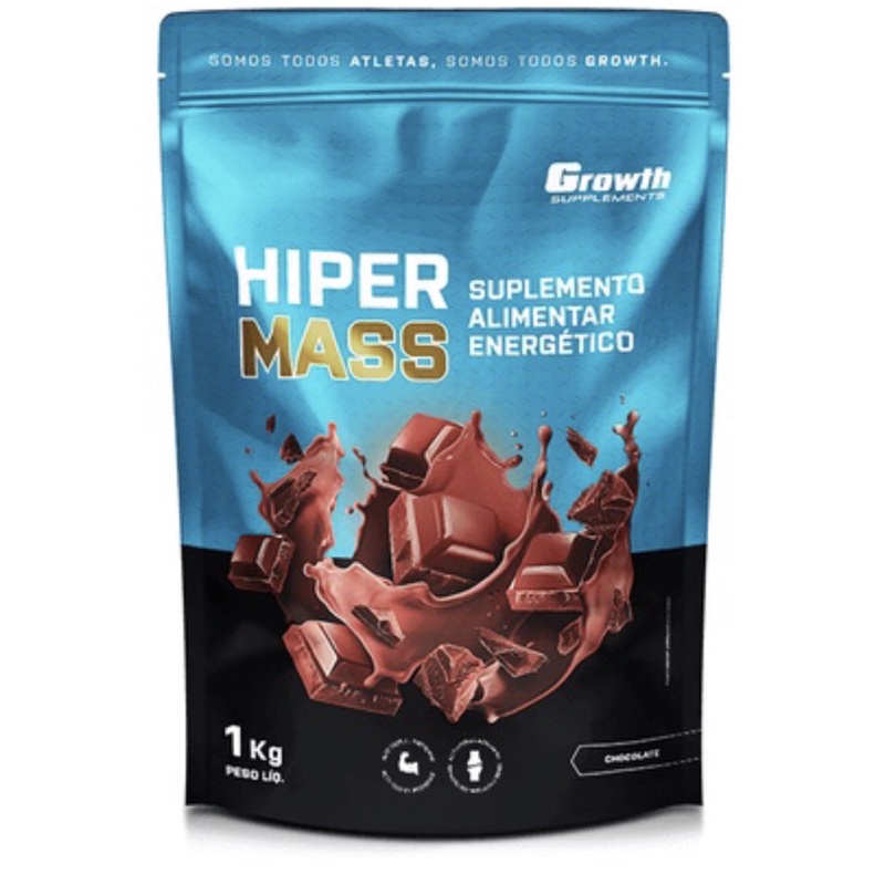 Hipercalórico Hiper Mass 1kg Growth / Massa Mass Nocaute 36000 1kg ...